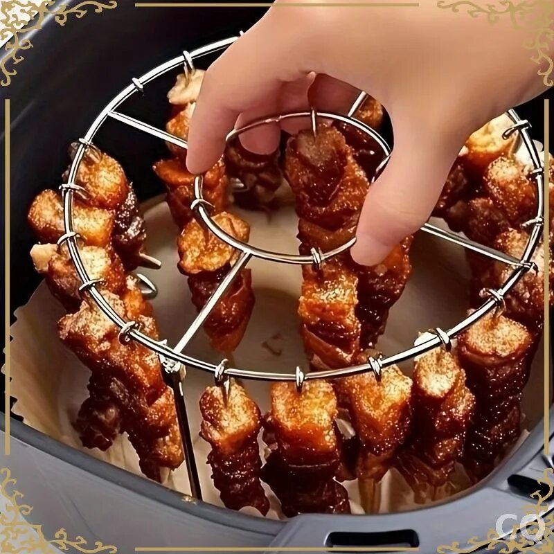 Шампурница, для аэрогрилей, нержавеющая сталь 410, 16 см х 16 см, белая