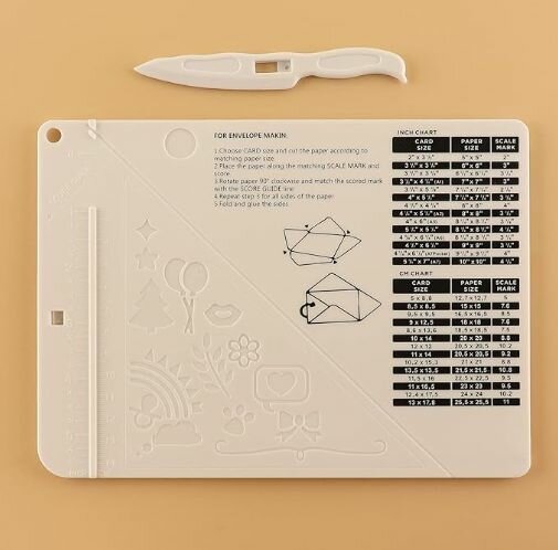 Доска Для Сгибания И Создания Конвертов С Прямоугольной Формой И Элегантным Дизайном Для Рукоделия И Классных Занятий 1 Набор