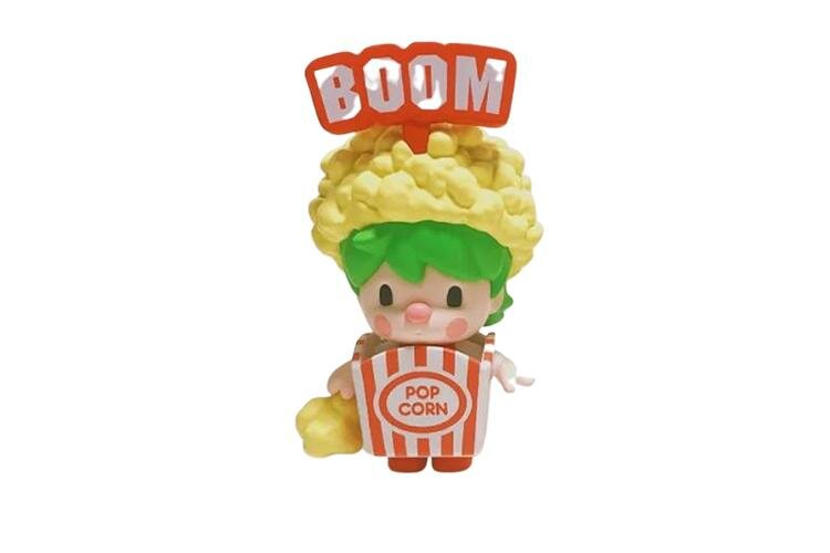Коллекционные фигурки унисекс POP MART Grocery Первое Поколение Мистические Боксы, Confirmed-Popcorn (Open)