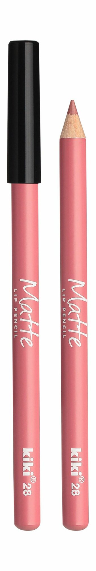 KIKI Карандаш для губ Matte, 1,1 г, 28 Пыльная роза