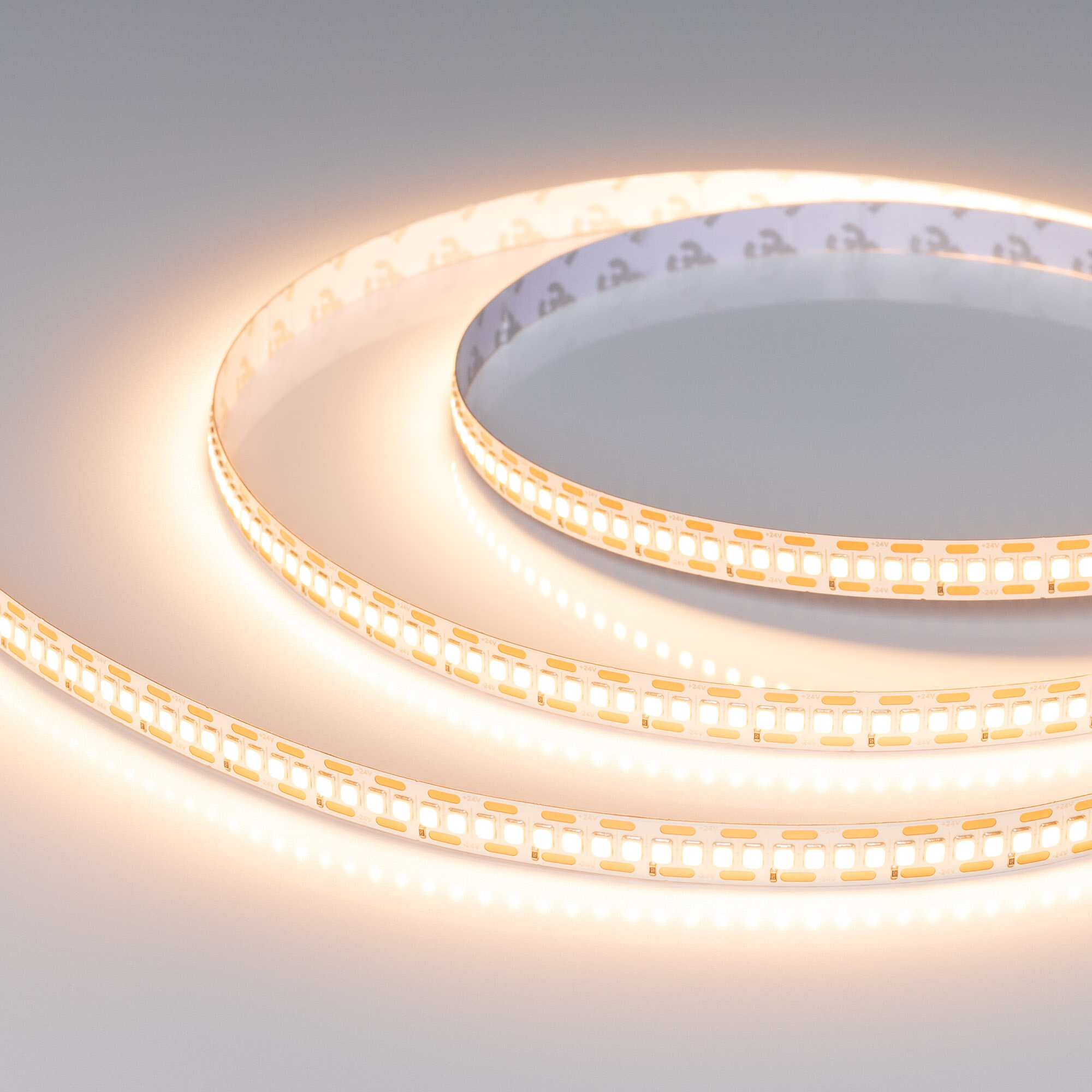 Светодиодная Лента FC-A240-10mm 24V Warm2700-CX1 (24 W/m, IP20, 5m) (Arlight, резка 1 светодиод) 059180