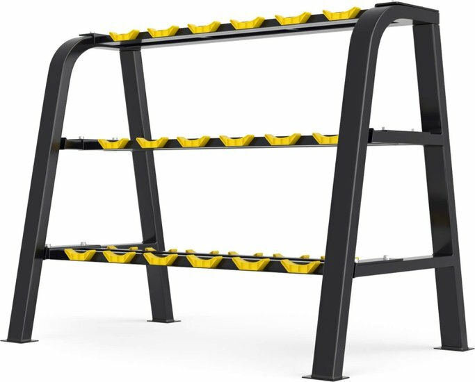 Стойка для гантелей UnixFit DBRK9PBKYL500