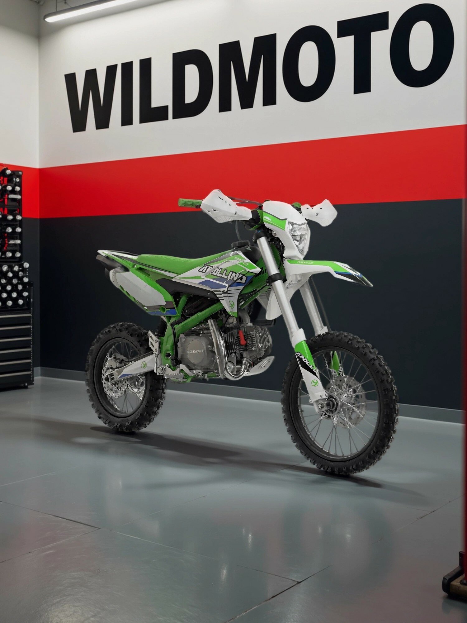 Питбайк Yacota Apollino AMX-F, бензиновый, 125 куб. см, электростартер