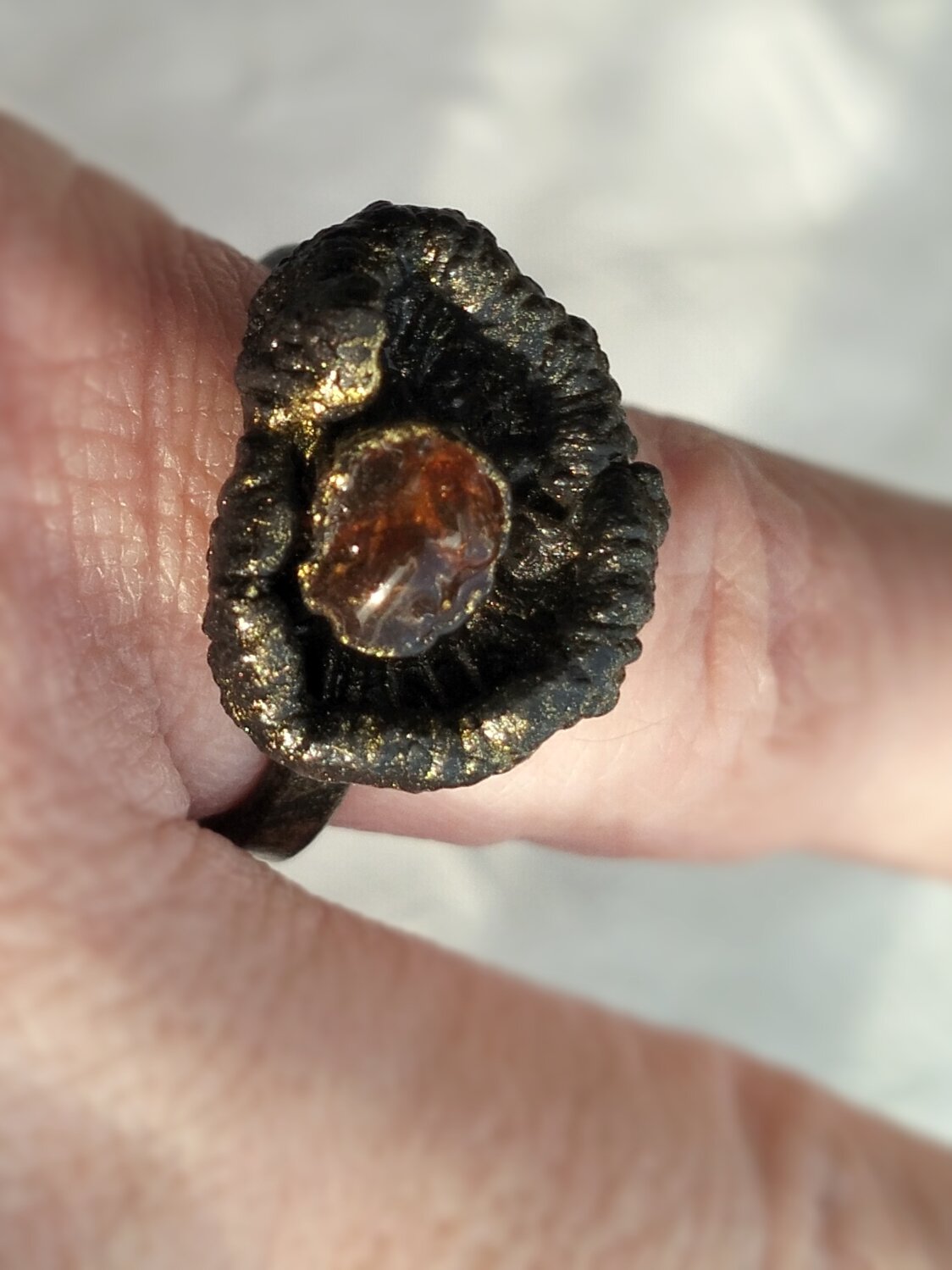 Печатка, янтарь