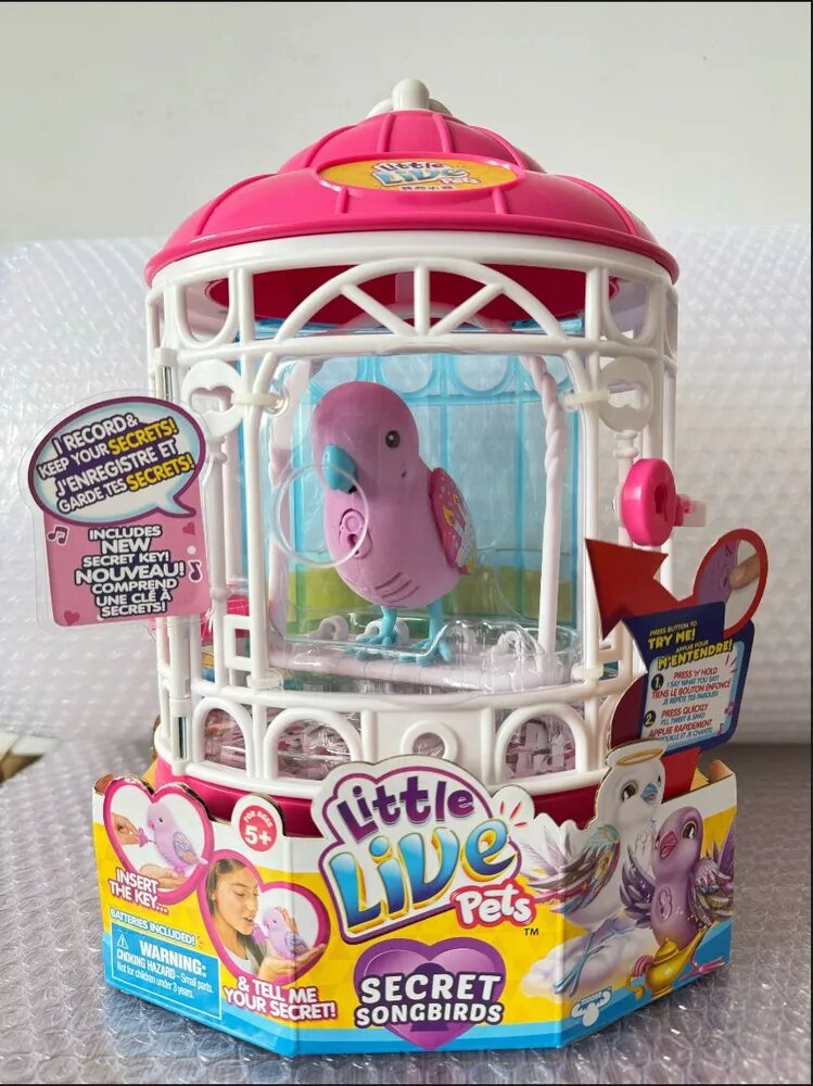 Little Live Pets Птичка, черепаха Интерактивные игрушки, для детей