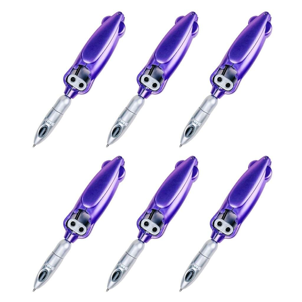 6 шт. гибкие шариковые ручки, Purple
