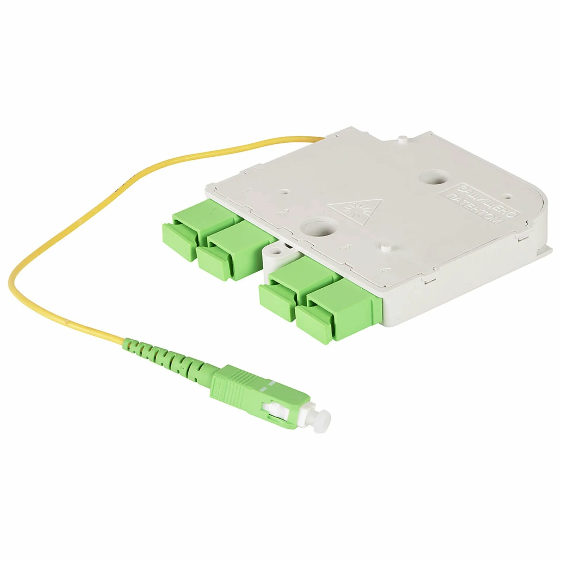 Универсальный сплиттерный модуль на 4 абонента LIGHT PON УСМ 1х4 SC/APC