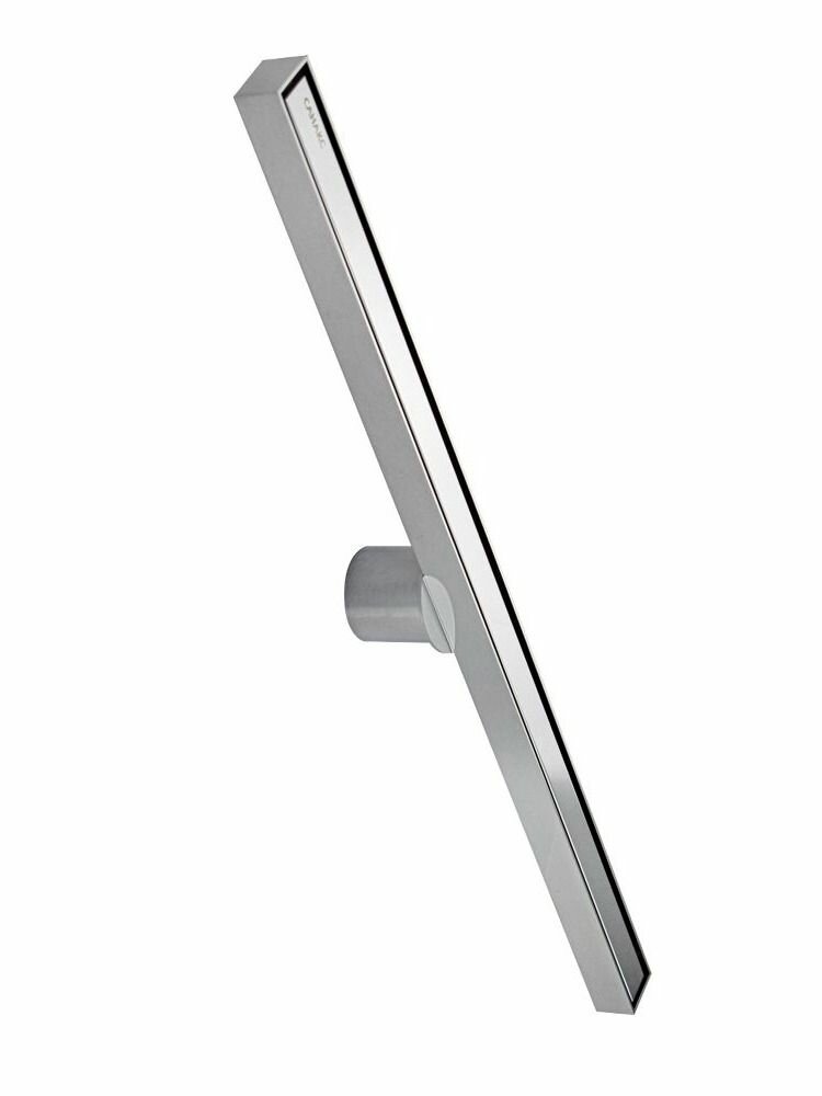 Трап 600х32 мм, нержавеющая сталь, линейный, вертикальный, щелевой, с сухим затвором, цвет хром.