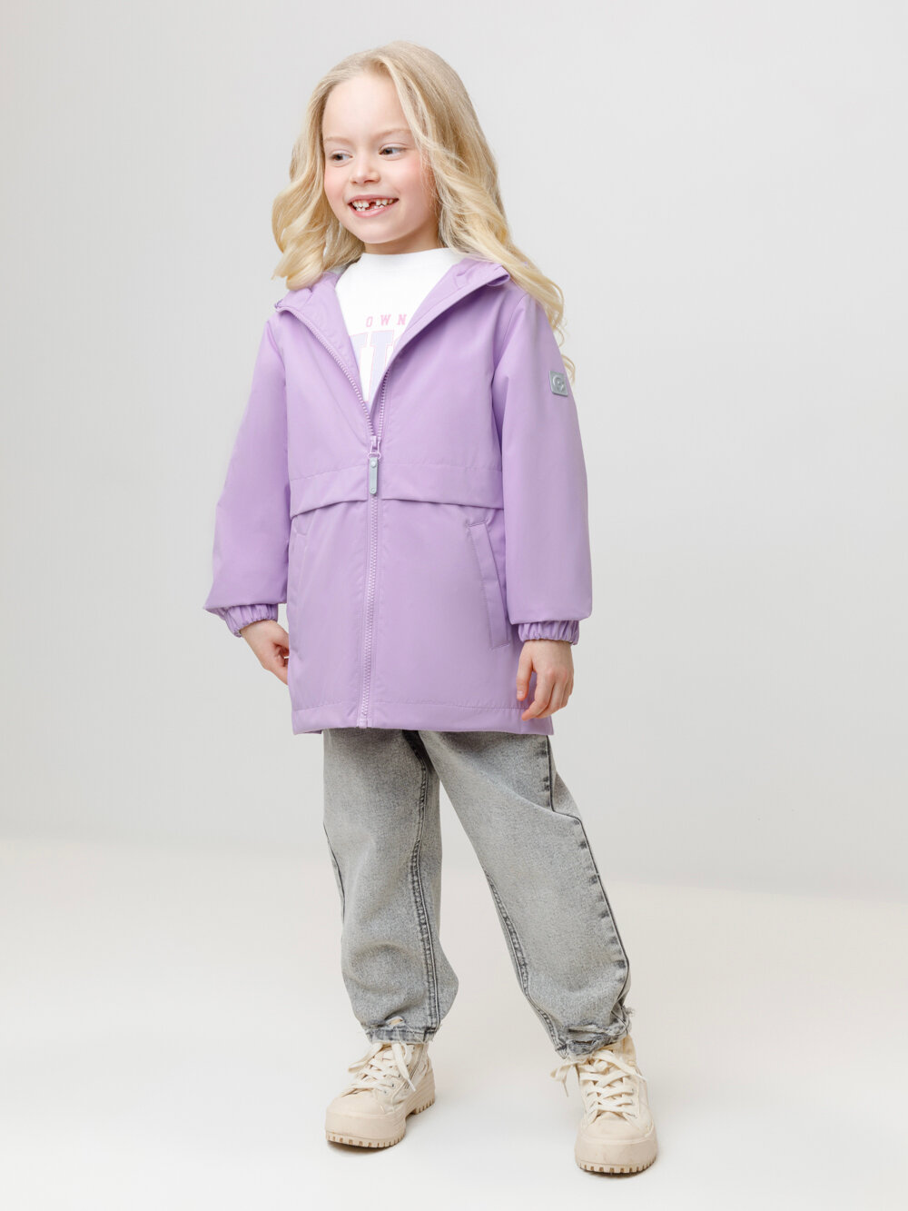 Ветровка демисезонная для девочки, мембрана