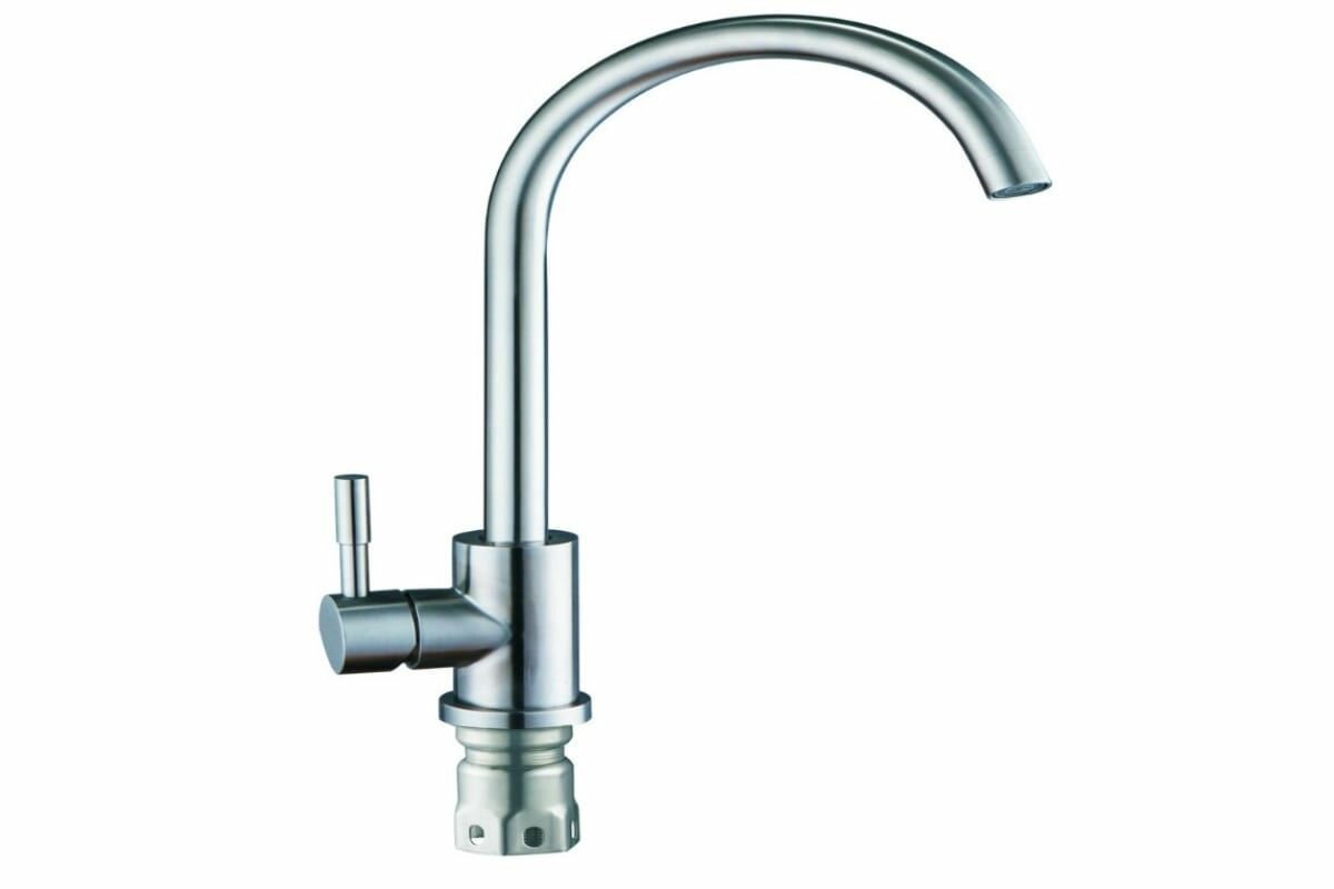 Смеситель для кухни G-lauf с поворотным изливом, нержавеющая сталь ZAP4-A090