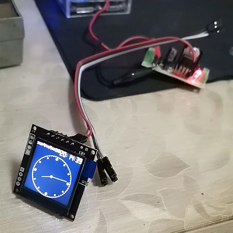 Цветной ЖК-дисплей аудио, 1,3-дюймовый музыкальный спектр, небольшой модуль дисплея, выходной экран с динамическим выравниванием