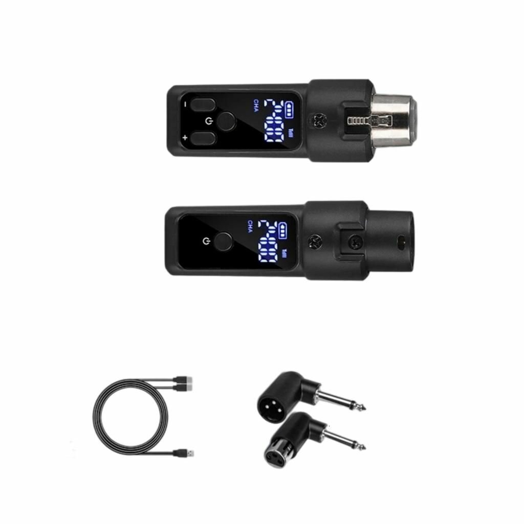 Беспроводной передатчик и приемник 2.4 ГГц цифровой проводной в микрофон для динамических аксессуаров, - 1 перетащите 1