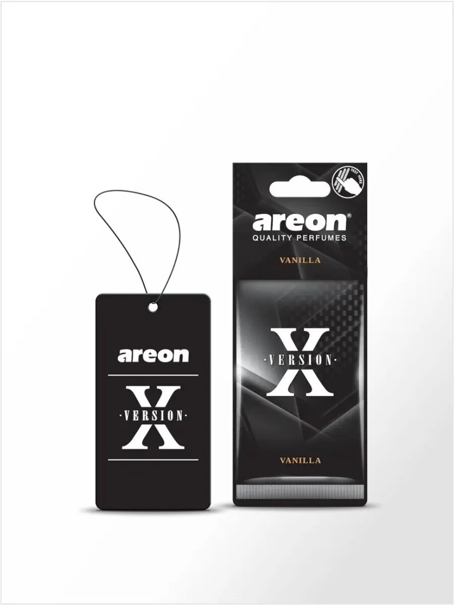Ароматизаторы AREON X-VERSION "Ваниль", для автомобиля, 10 штук — фото 1