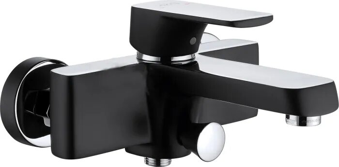 Смеситель для ванны с душем D&K Berlin Technische DA1433215 черный