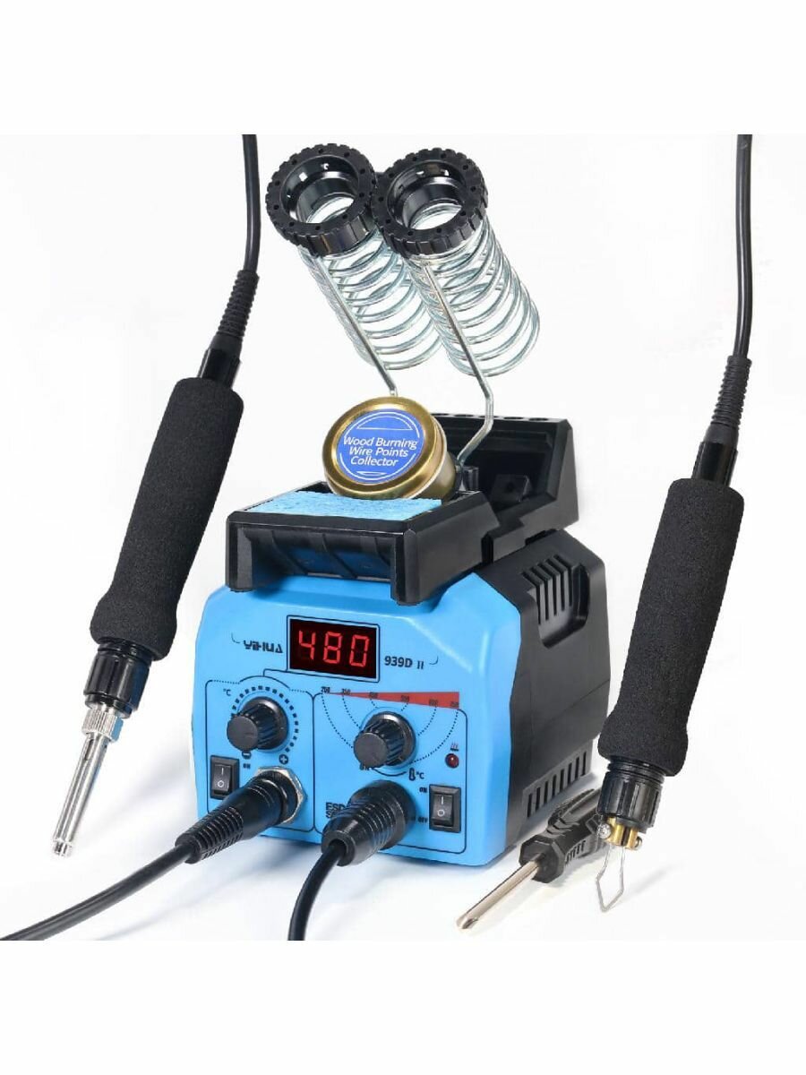 Паяльник - выжигатель с набором насадок YIHUA939D-II