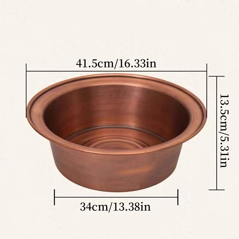 Винтажная медная раковина