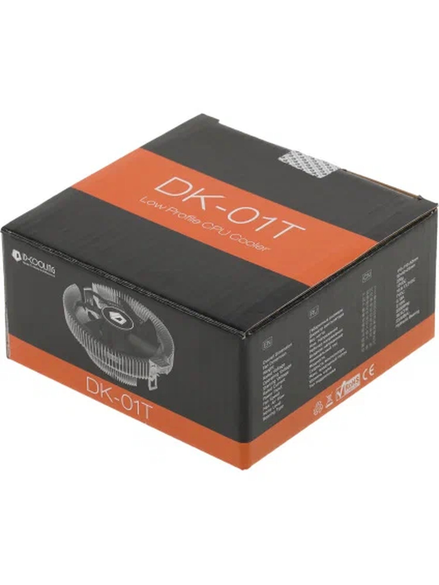 Кулер ID-Cooling DK-01T, для процессора, алюминий, 92 мм, 2200 об/мин, 195 г