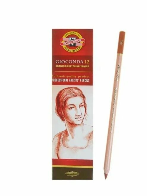 Карандаш пастельный Koh-i-noor "Gioconda" Сепия светлая