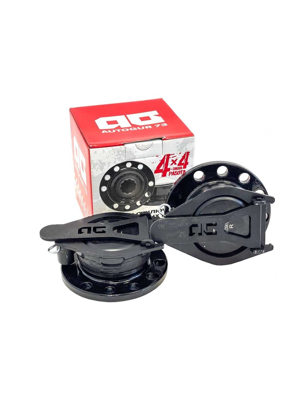 Муфты (хабы мини) УАЗ включения переднего моста ручные V2.0 с фиксатором крышки и ключом