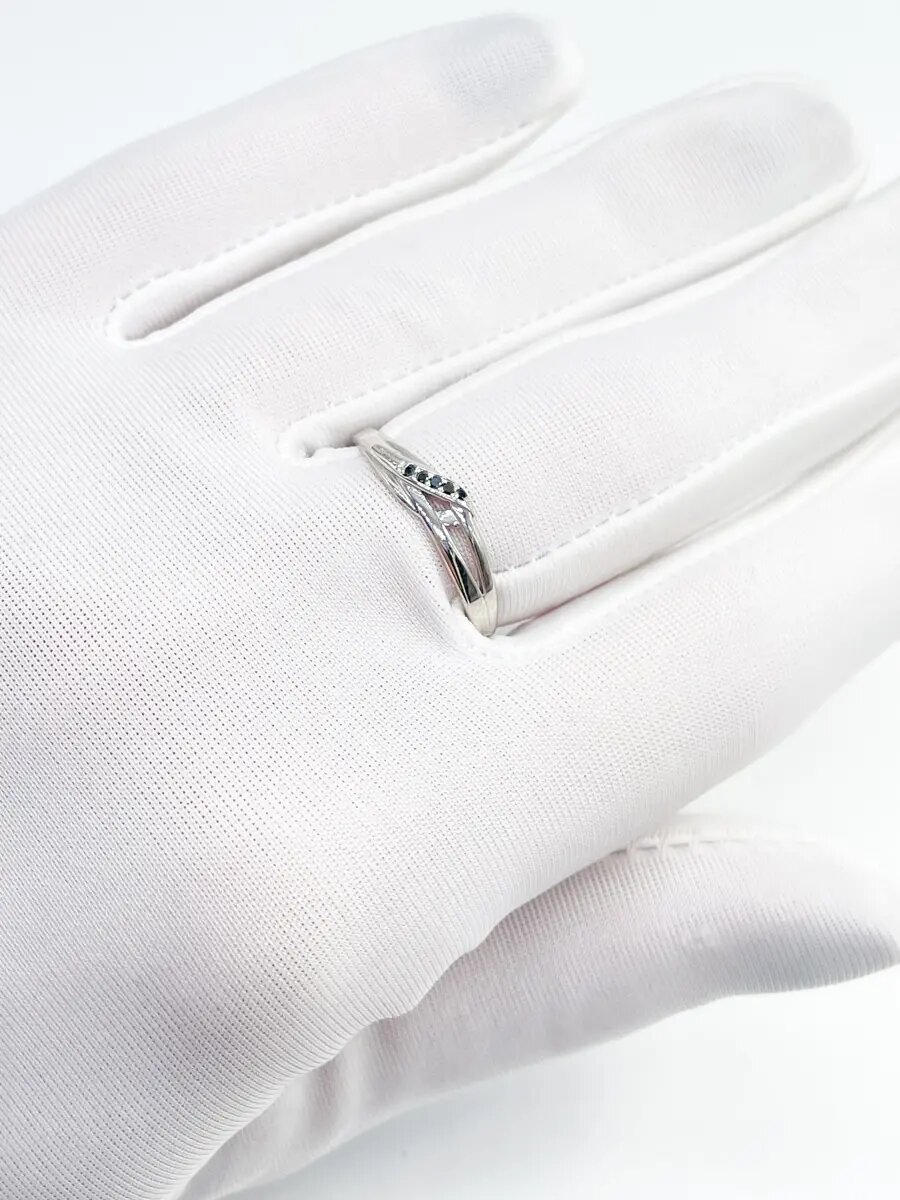 Кольцо, серебро, 925 проба, родирование, бриллиант