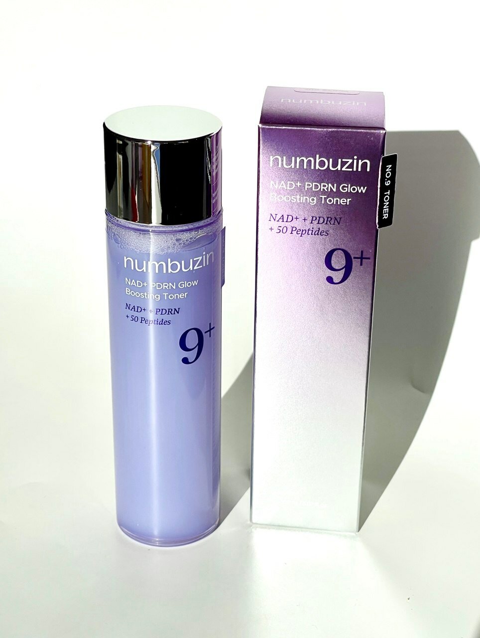 Пептидный тонер лифтинг с PDRN Numbuzin No.9 NAD+ PDRN Glow Boosting Toner, 150 мл