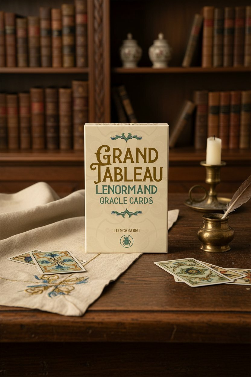 Карты Таро "Grand Tableau Lenormand Oracle Cards" Lo Scarabeo / Оракул Ленорман Гранд Табло 65534