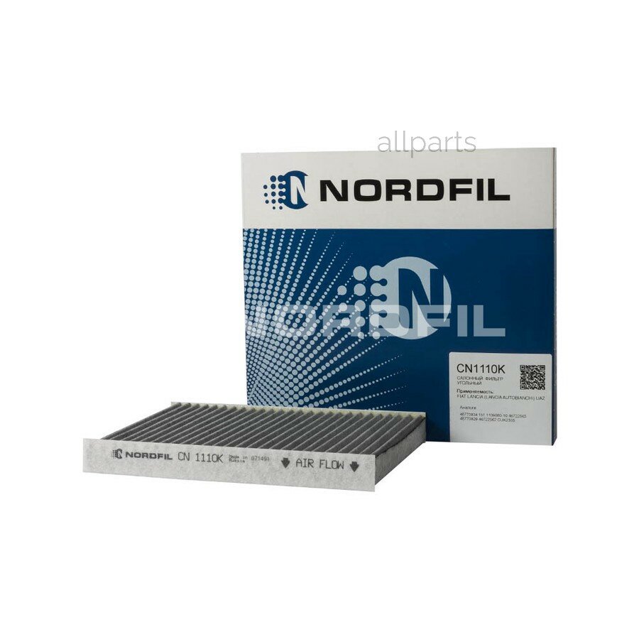 NORDFIL CN1110K Фильтр салона угольный Fiat Doblo Idea Punto
