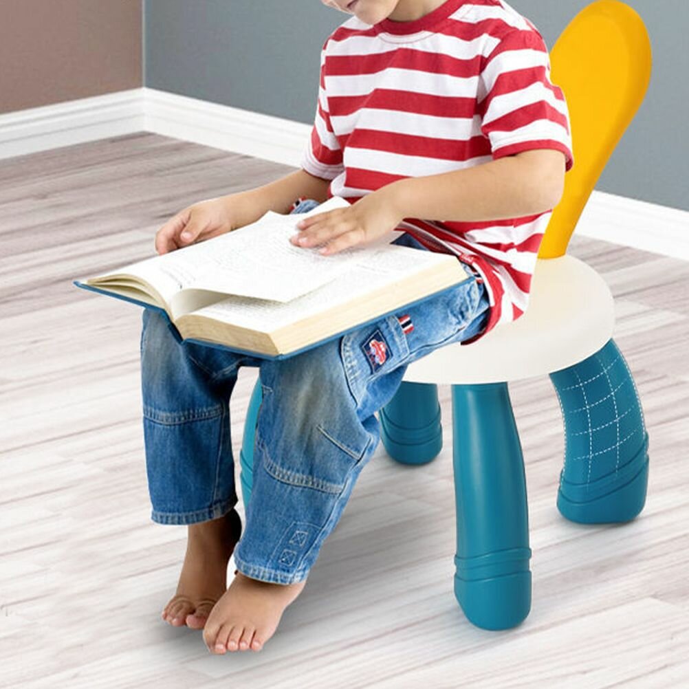 Пластиковый детский табурет с забавным дизайном ушек, для детской комнаты и игр