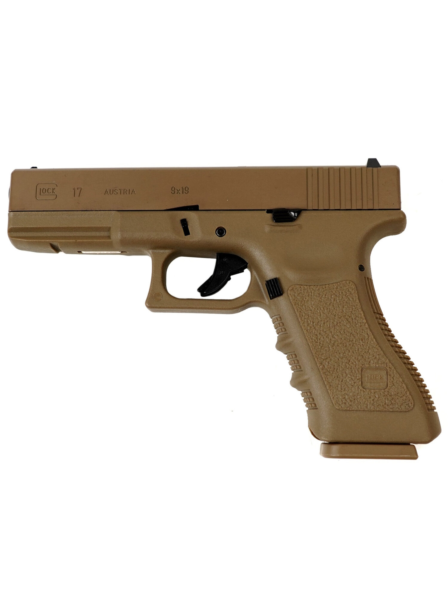 Страйкбольный пистолет East Crane Glock 17 Gen.3 GBB Desert (EC-1101-DE)