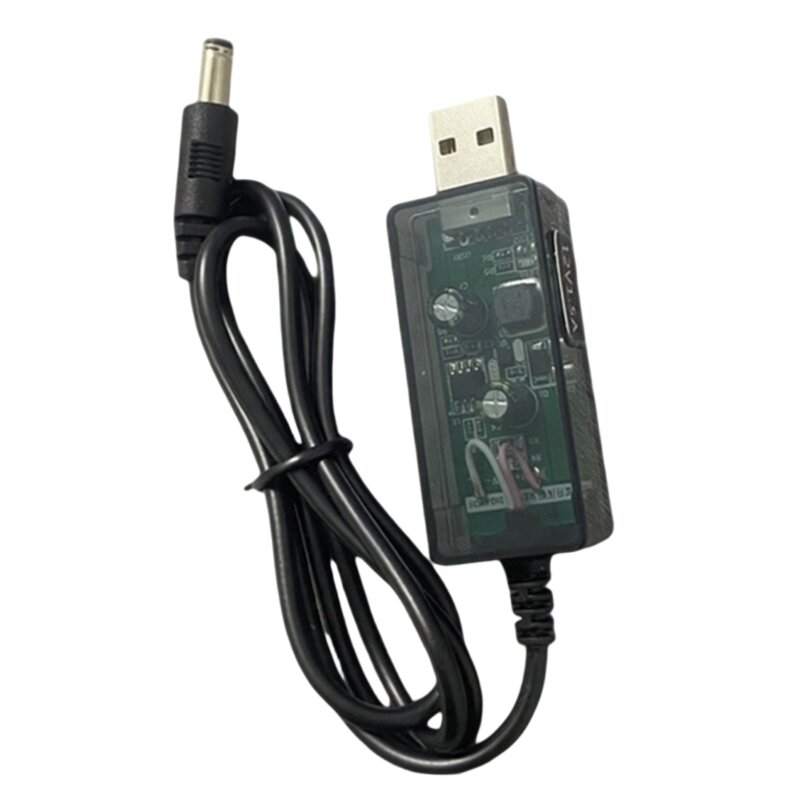 Кабель повышающего напряжения USB к 12 В постоянного тока Кабель повышающего напряжения USB 5 В к 12 В постоянного тока 1.5 A для зарядки маршрутизаторов Разъемы DC5.5x2.1 мм с ПВХ покрытием