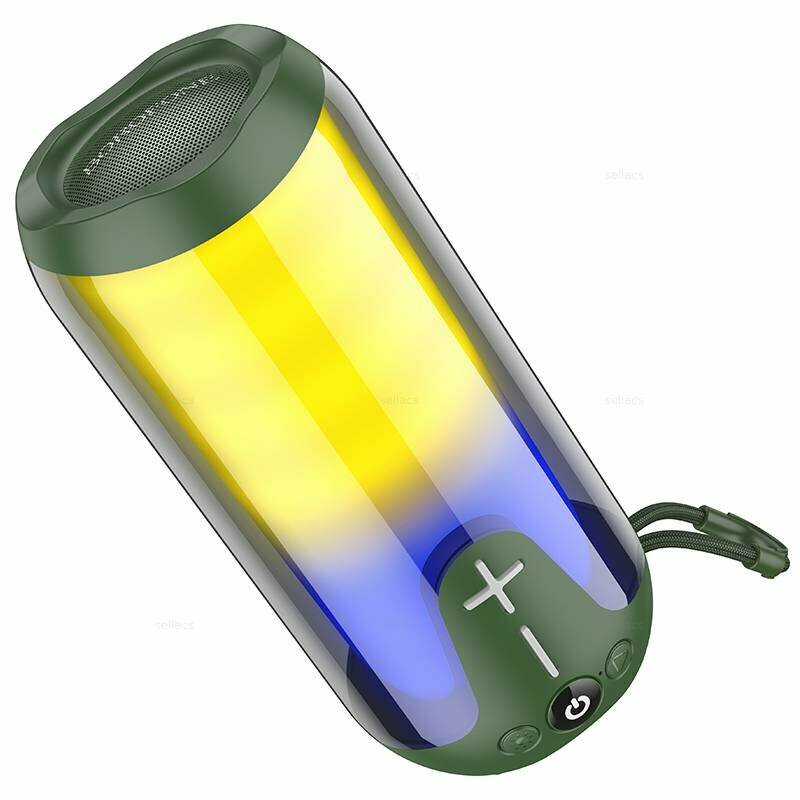Портативная колонка с подсветкой Borofone BR33 хаки