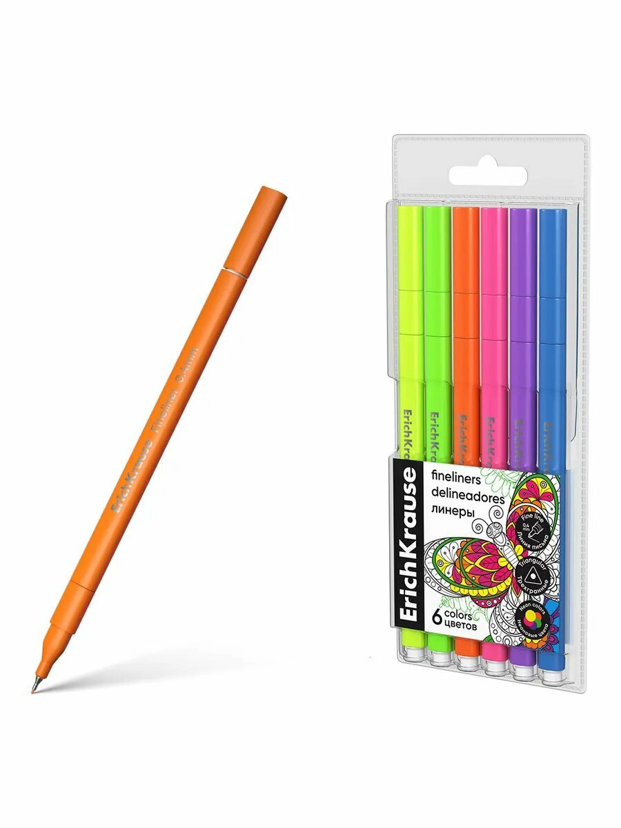 Линеры Art Spirit Neon 6 цветов