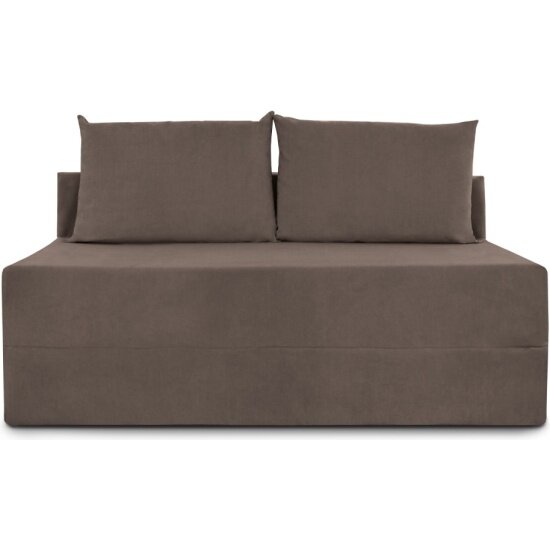 Бескаркасный Диван-кровать Mypuff Шоколад, мебельный велюр (dkv_737)