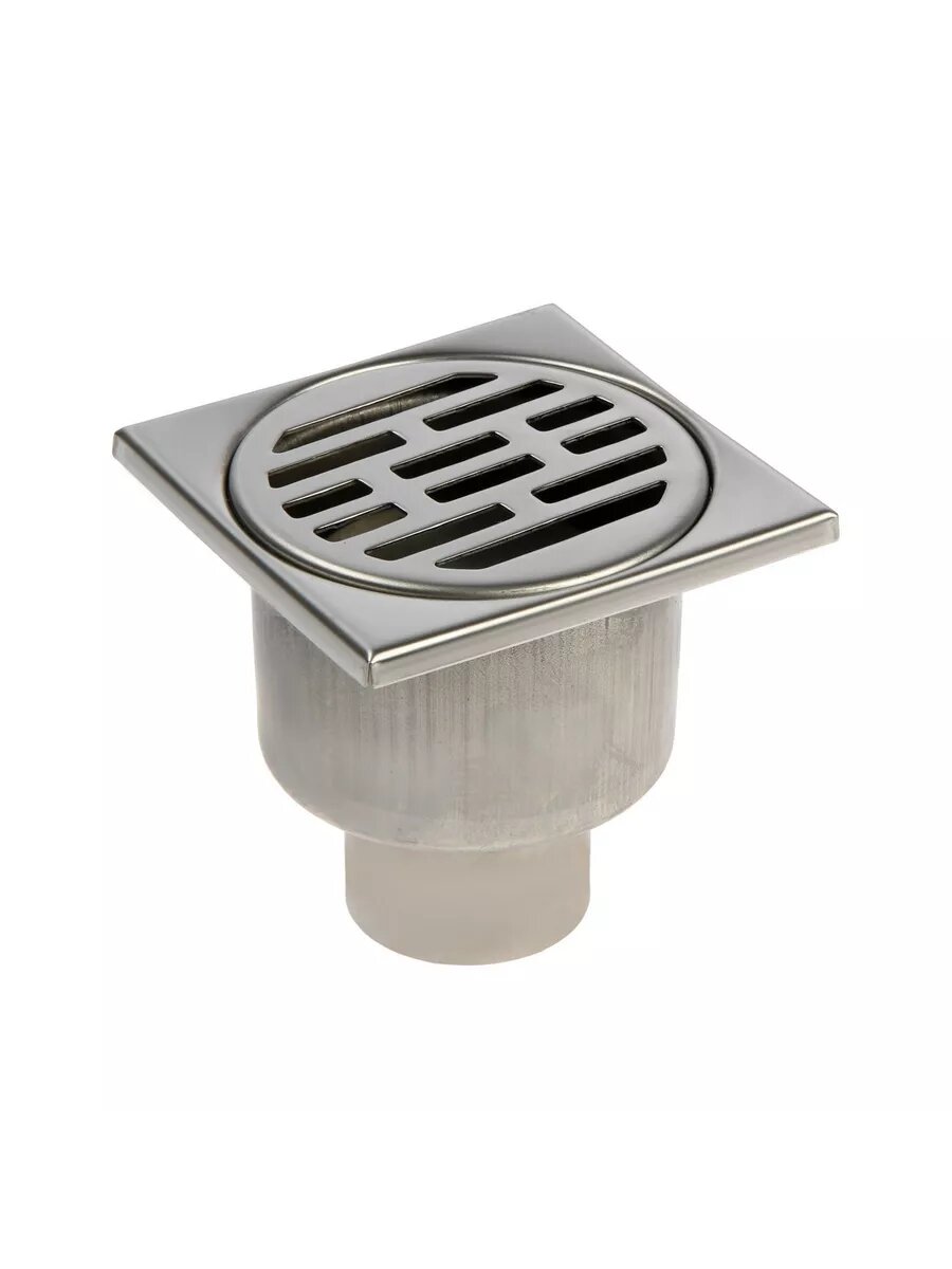 Трап душевой вертикальный, прямой выпуск