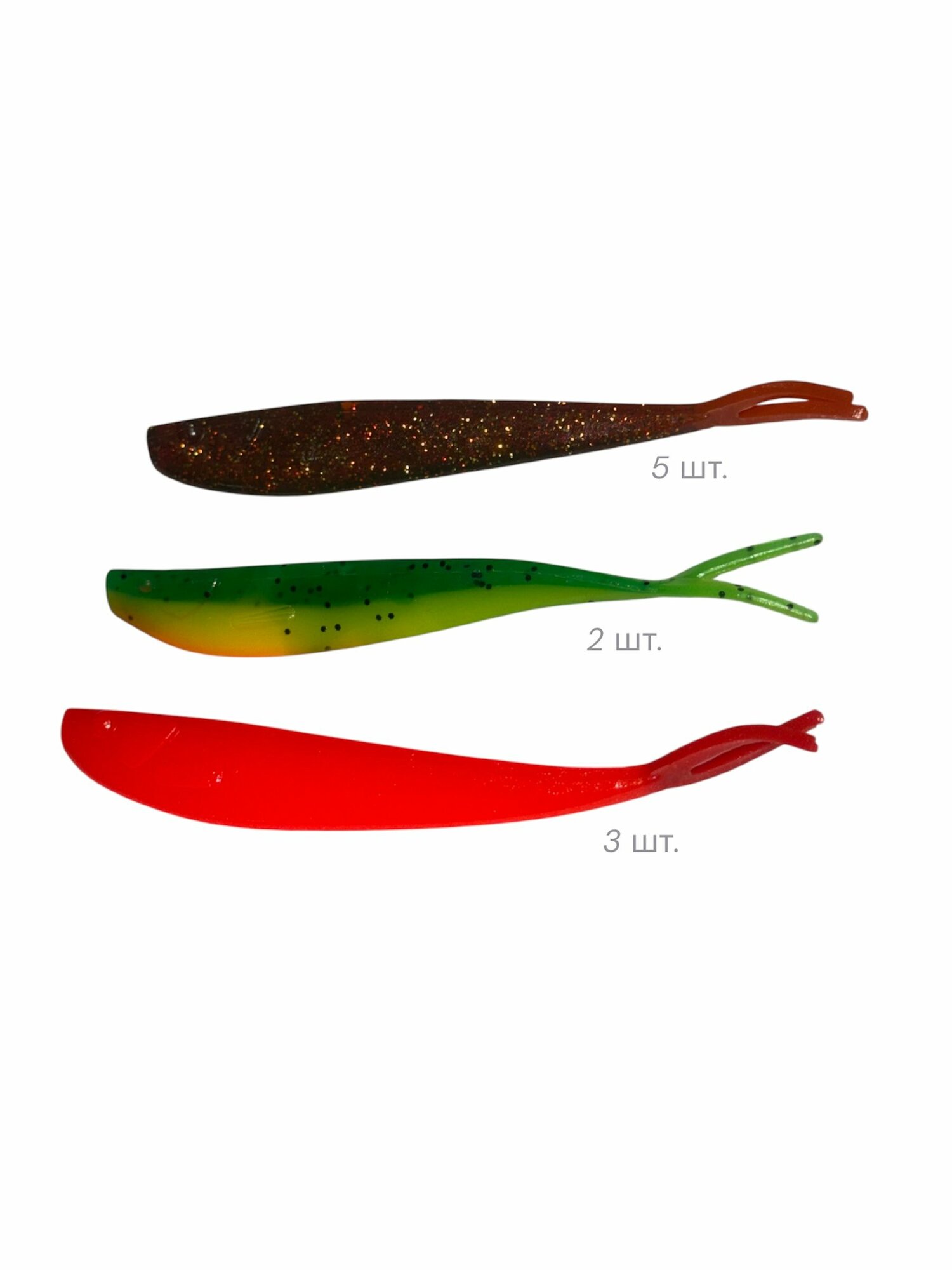 Виброхвост манс Q-PADDLER Mann's / Quantum набор 10 шт