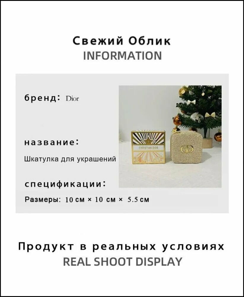 Dior Шкатулка — фото 1
