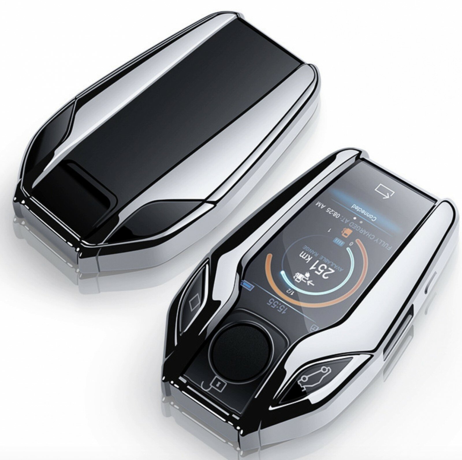 Защитный чехол MyPads для интерактивного смарт ключа BMW с цветным дисплеем