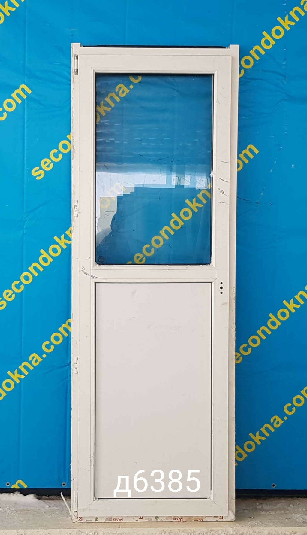 Дверь пластиковая Б/У 2120(в)х740(ш)