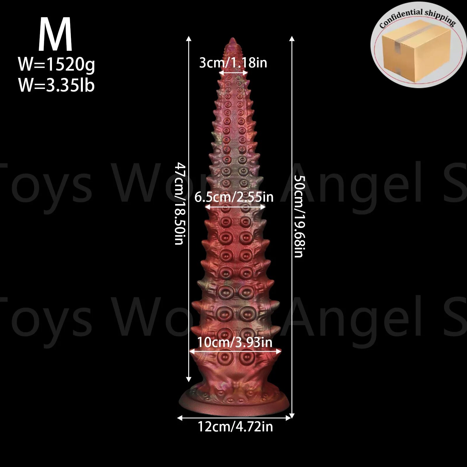 Новая щупальце, анальная пробка, большой монстр, анус для взрослых, фаллоимитатор, длинная M