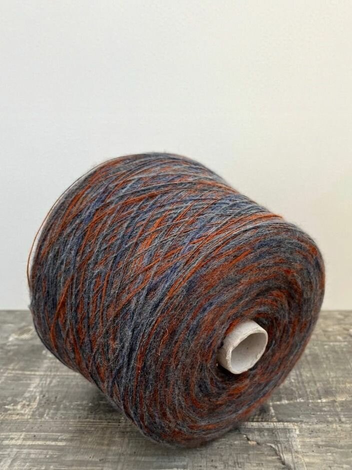 Пряжа Cofil FIAMMA (Меринос) коричнево-серый меланж