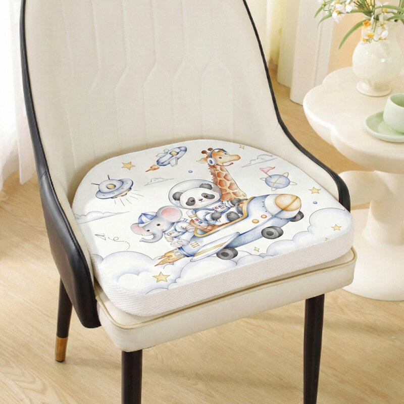 Подушка для увеличения роста детей, детский стульчик для кормления, сиденье в форме подковы, приподнятая и утолщенная подушка для стула, подушка для стула для учеников начальной школы.