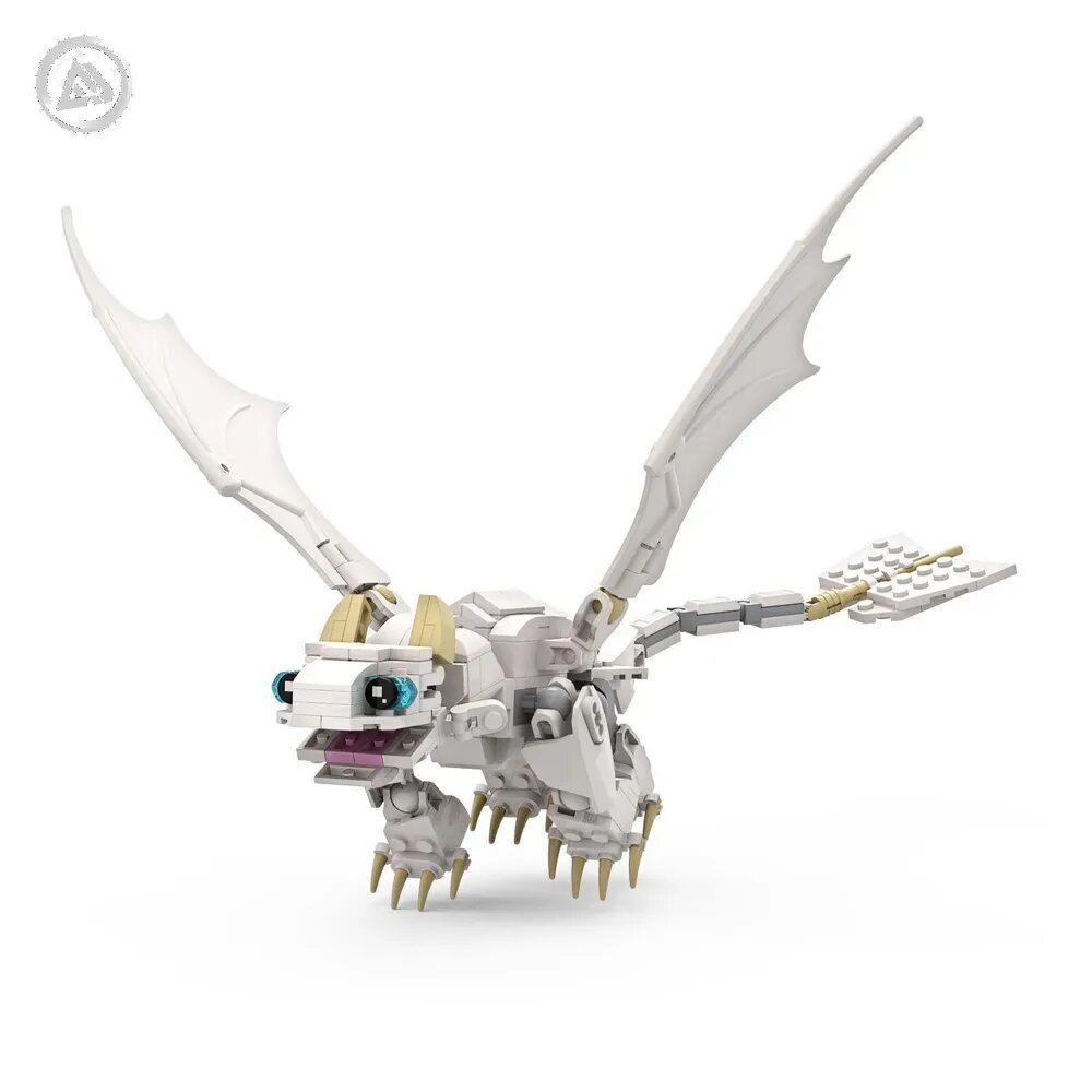 Строительная игрушка MOC Как приручить дракона / How to Train Your Dragon Беззубый фигурка Совместимость