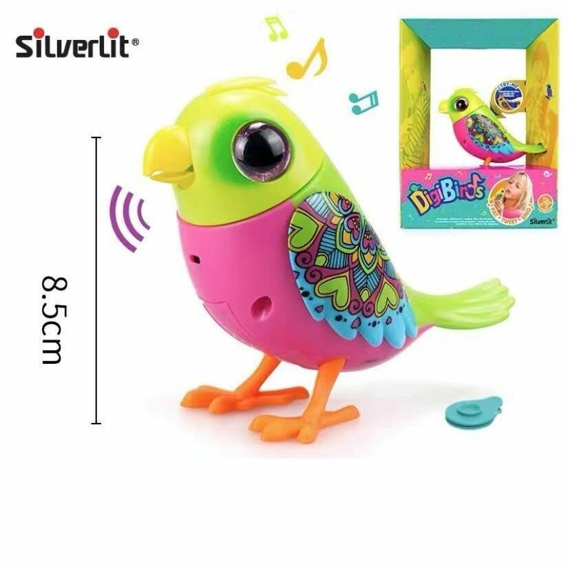 Интерактивные игрушки DigiBird, поющие и двигающиеся симулированные животные