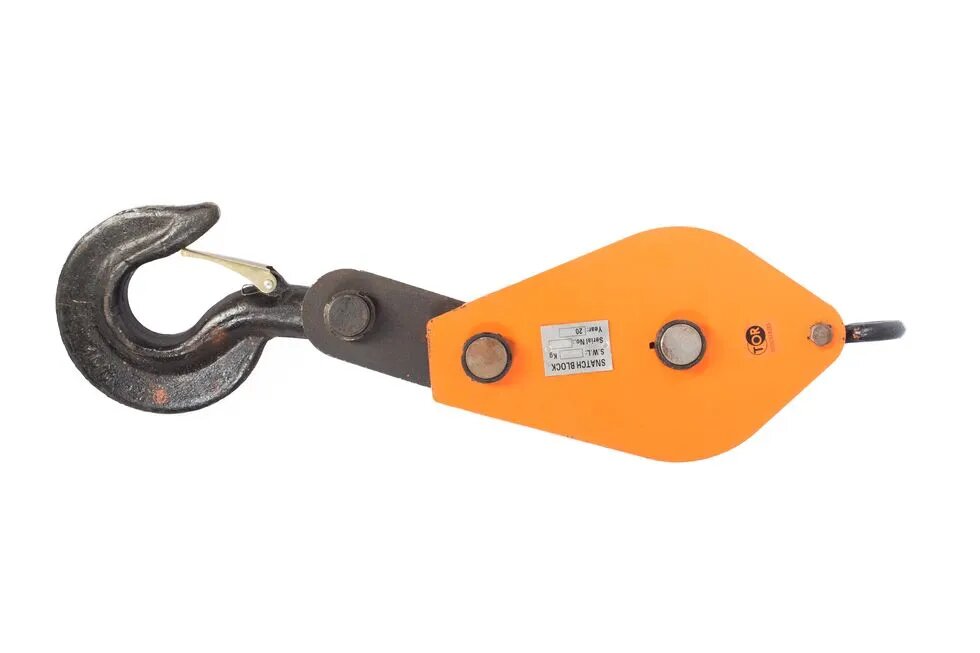 11512 Блок монтажный двухрольный с крюком TOR HQG(L) K2-1,0 т