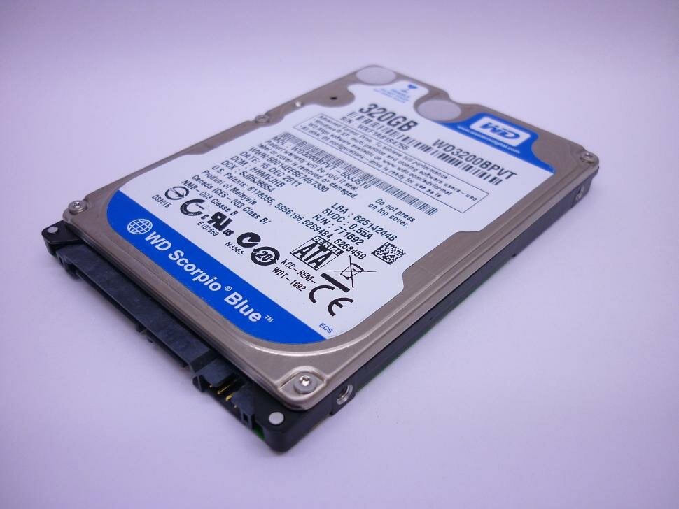 Жесткий диск 2.5" SATA 320GB WD Blue