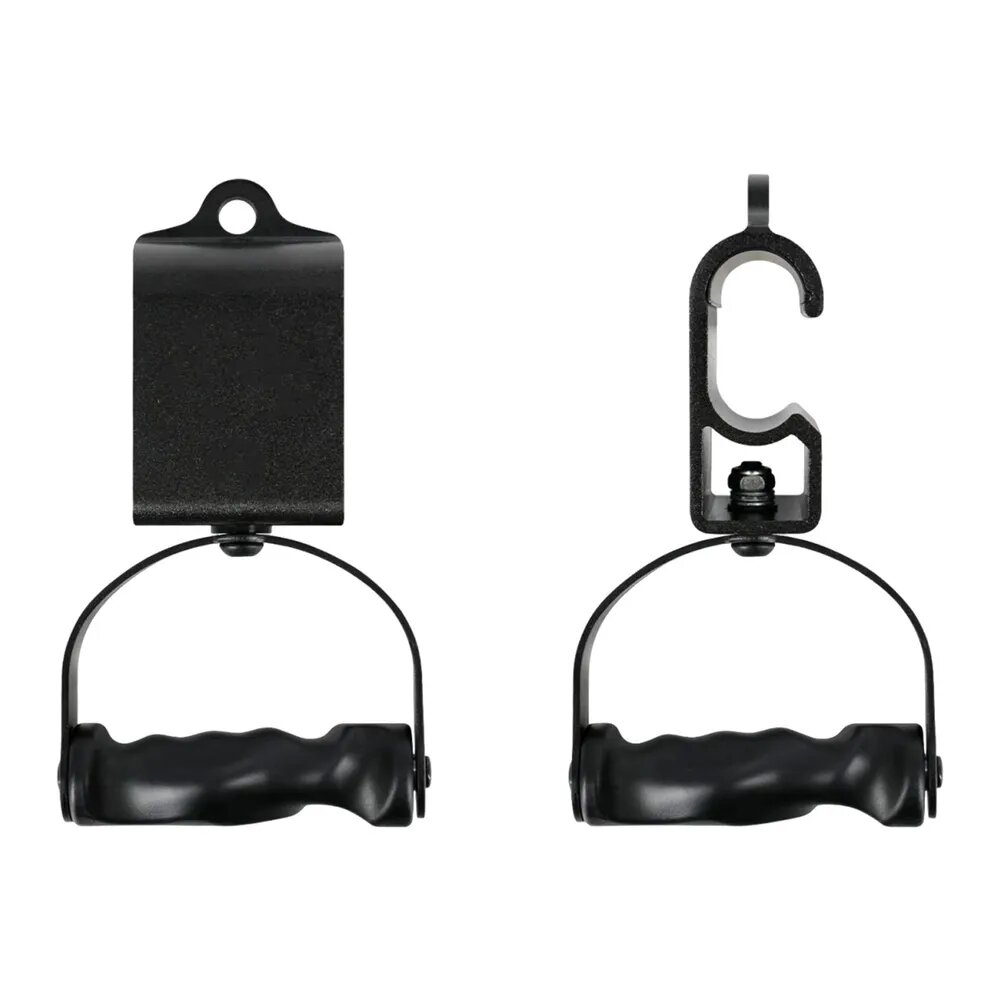 Ручки для силовых тренировок Эспандер 150 кг для кроссоверов, тяговых станций черные