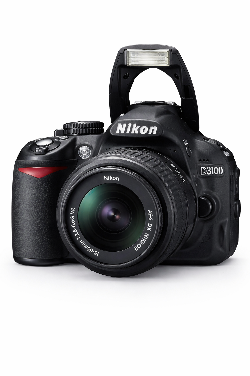 Зеркальный фотоаппарат Nikon D3100 Kit 18 55mm VR, CMOS 14.2 МП, Full HD, черный