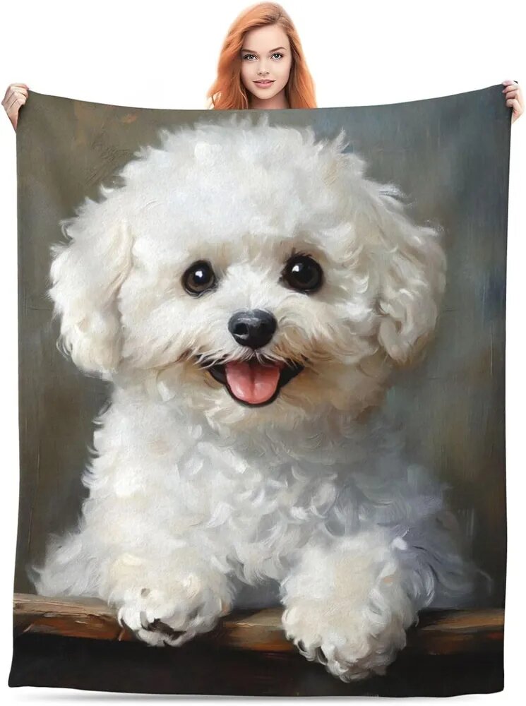 BeLOC Гобелен "милое одеяло из бишон-фризе для женщин", 75х100 см, 11x11