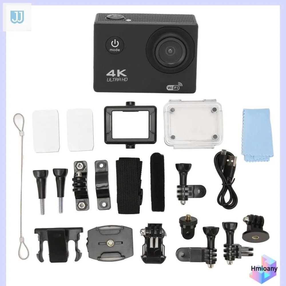 Экшн-камера, с поддержкой WiFi и улучшенной функциональностью, для съемок под водой и спорта