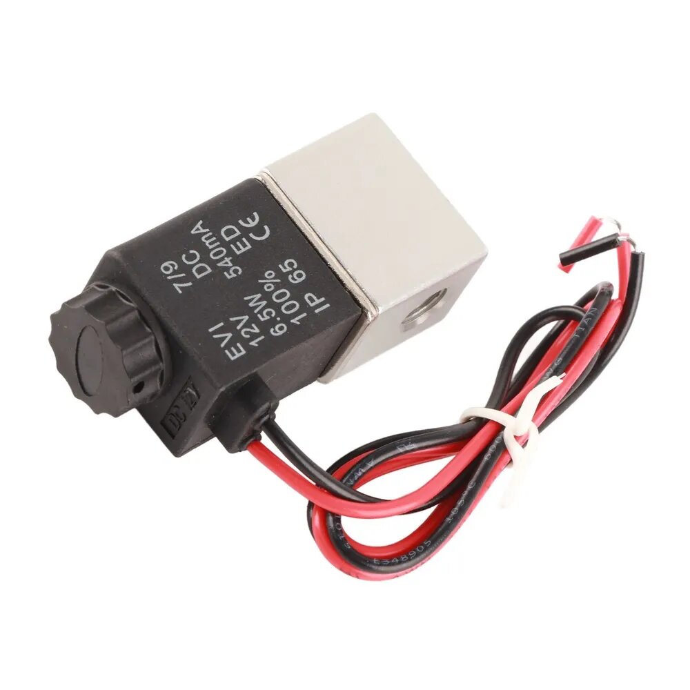 Клапан электромагнитный газовый EVI 12V DC 6.5W 540mA IP65 для газовых и паровых систем